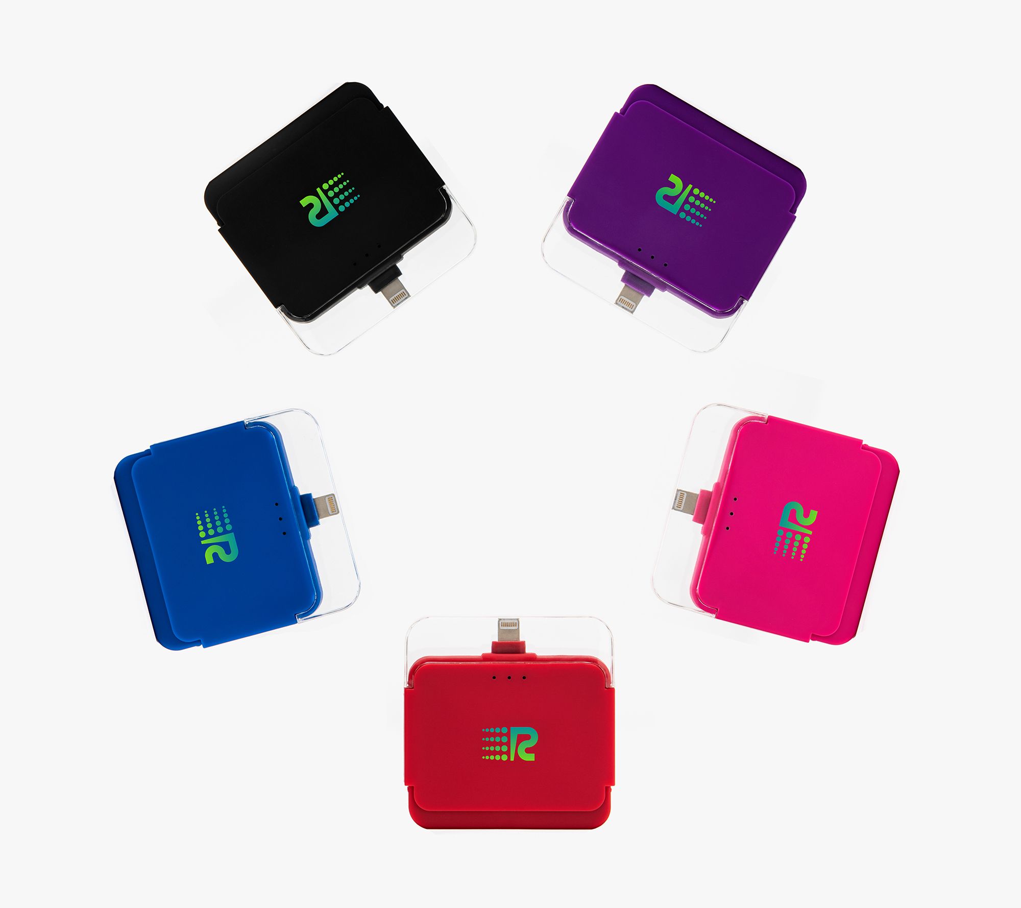 Rush Charge Set of 2 2000 mAh Portable Chargers - QVC.com