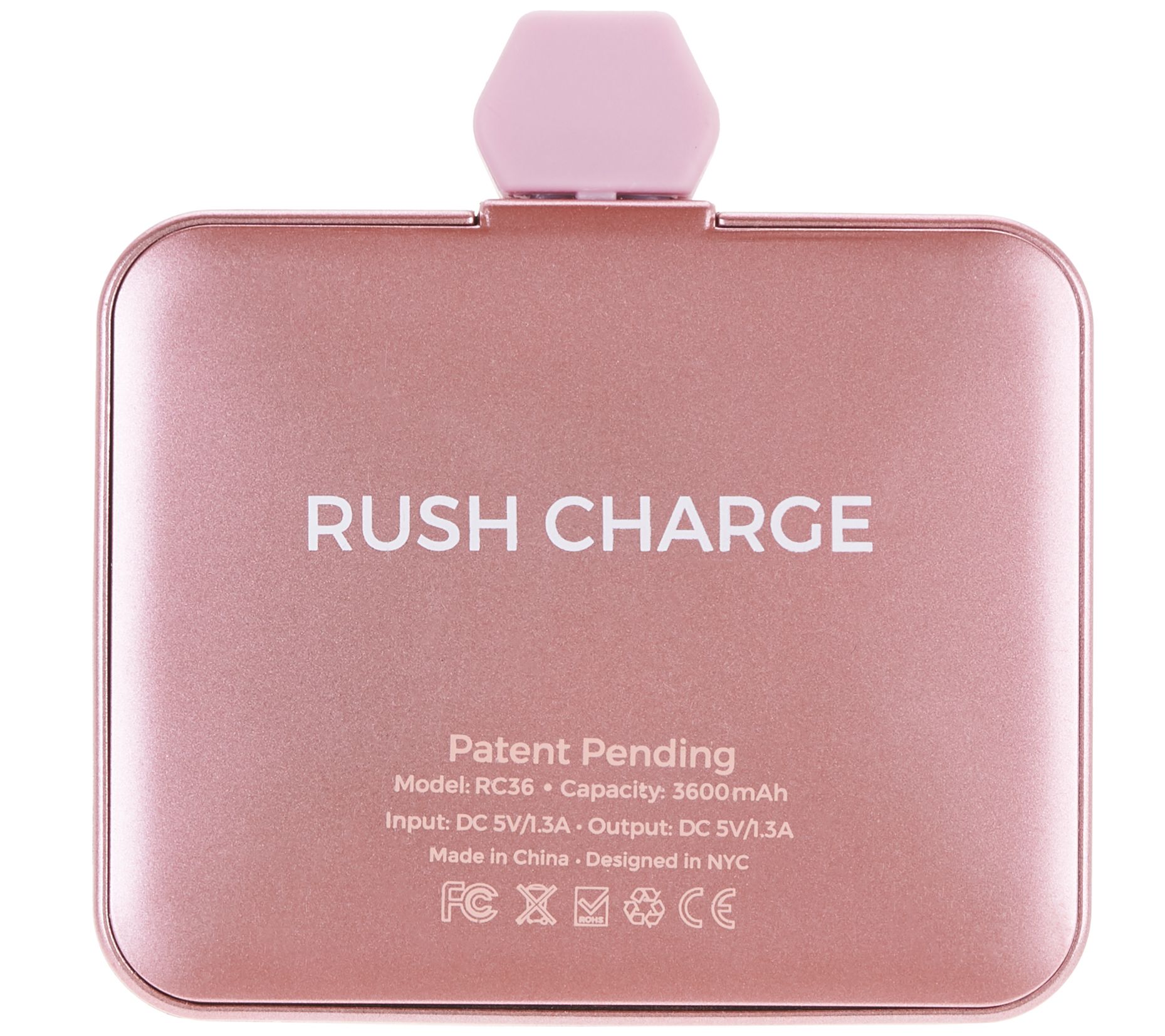 Rush Charge 3600 mAh Portable Charger - QVC.com