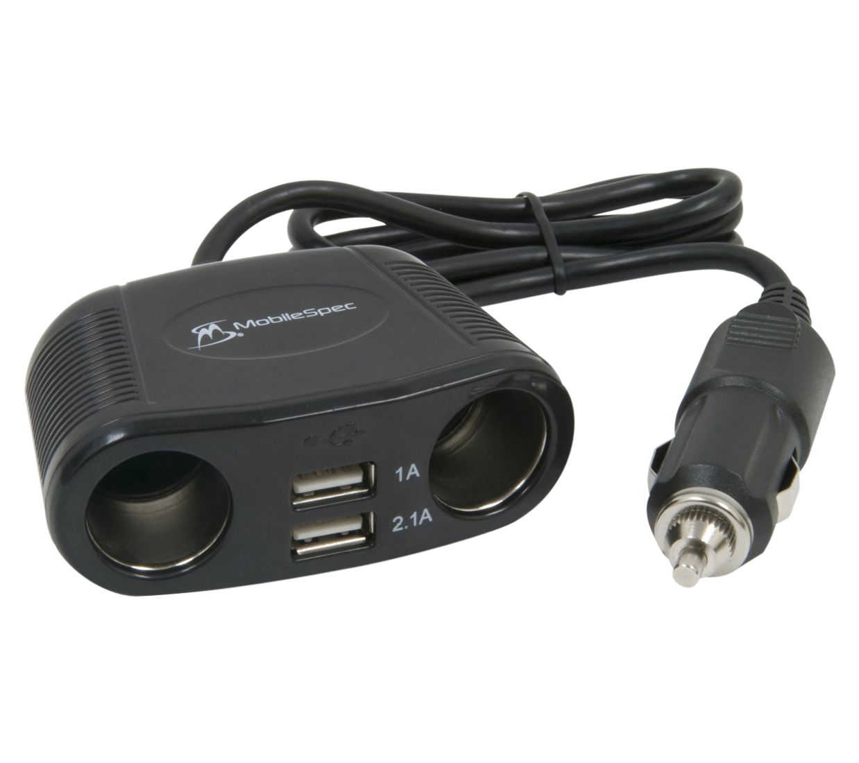 MobileSpec 12V 2-Way Adapter with 2 USB Ports - QVC.com