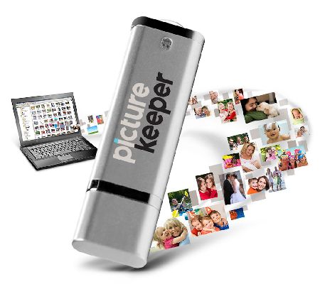 Picture Keeper PLUS 6,000 Photo Backup Drive for PC or Mac - QVC.com