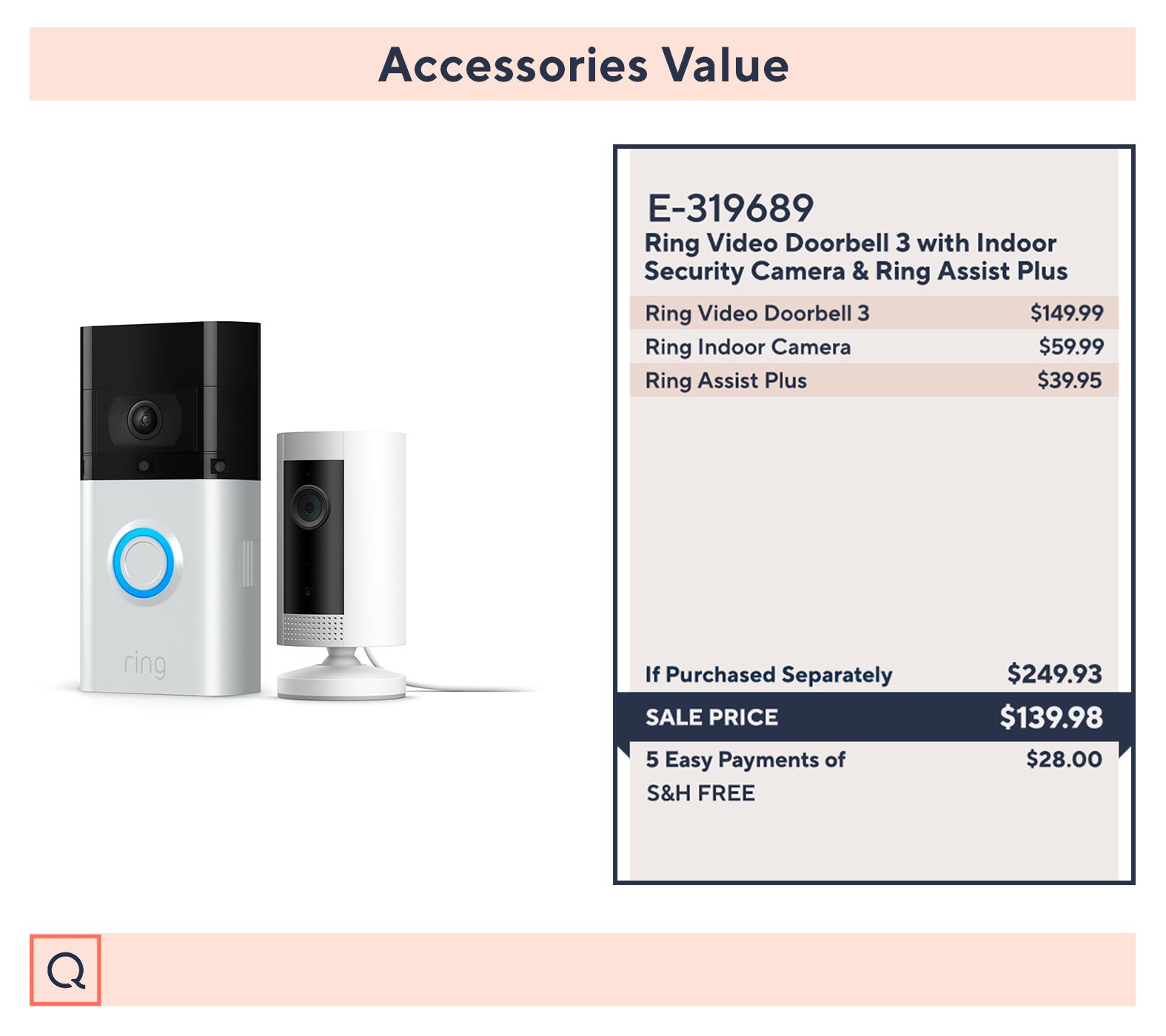 Ring Video Doorbell 3 with Indoor Security Camera & Ring Assist Plus ...