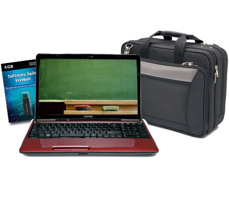 Toshiba Notebook PC - Red - QVC.com