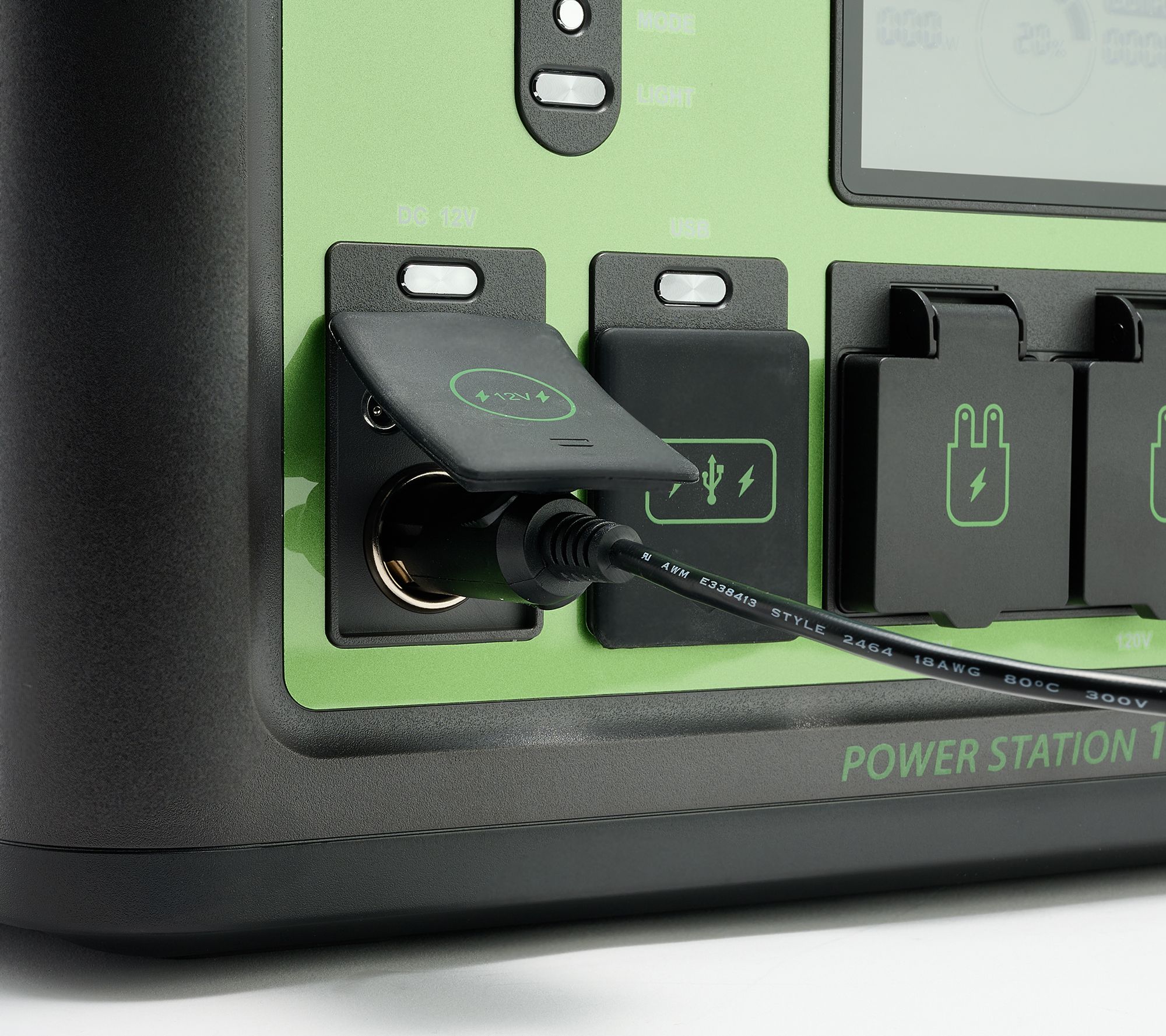 HALO 1600Wh Power Station with 11 Outlets & 100W Solar Panel & Trolley ...