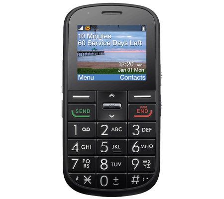 Big Easy Tracfone Prepaid Cell Phone w/ Large Keys & 400 mins - QVC.com