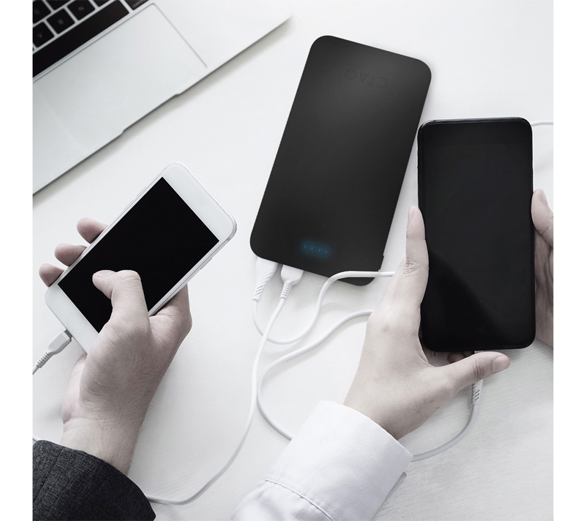 CIAO Tech Super Slim High Performance Dual USB10,000 mAh Soli - QVC.com