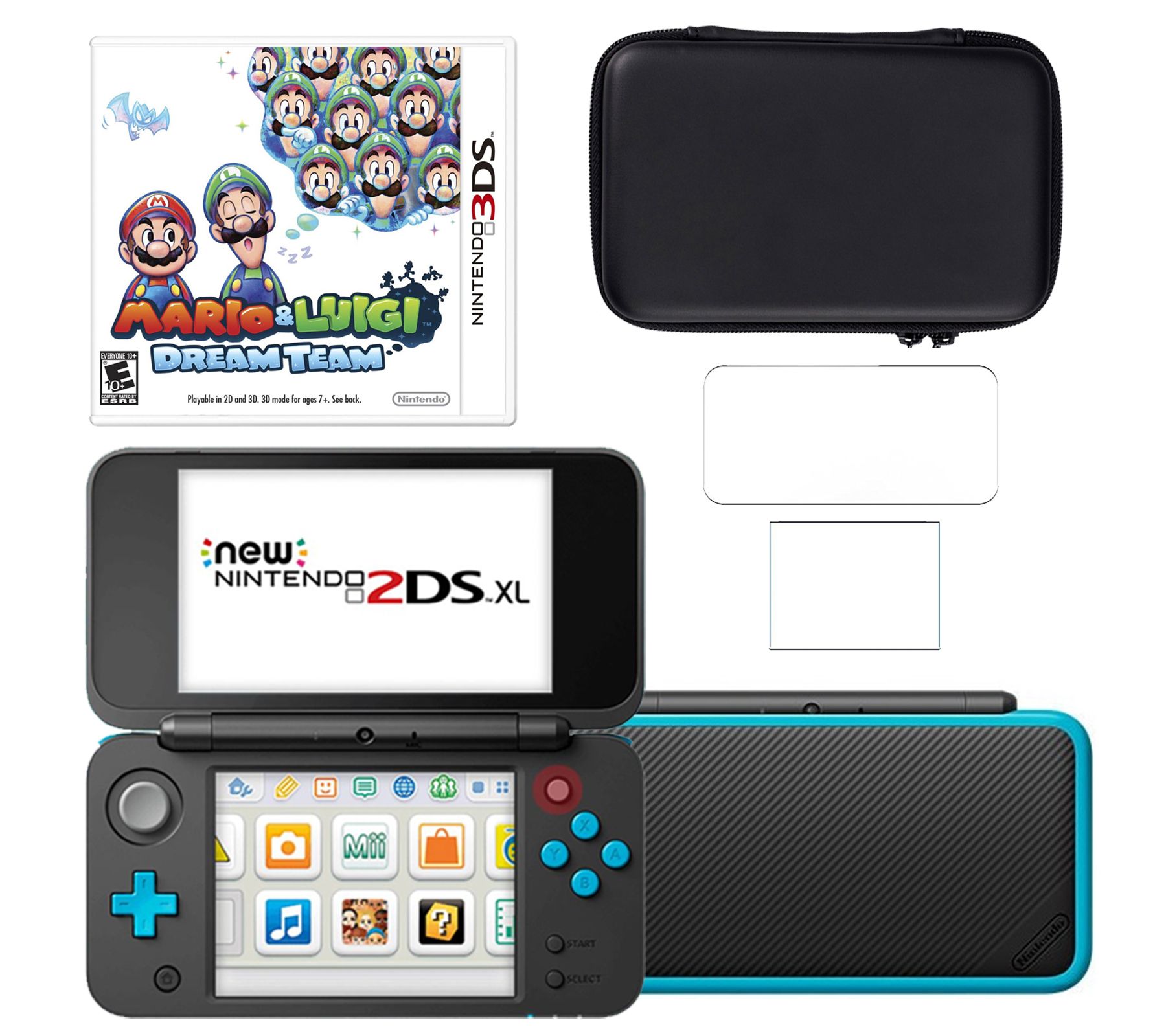 New Nintendo 2DS XL with Mario and Luigi DreamTeam - QVC.com