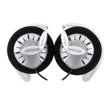 Koss KSC75 Portable SportClip Titanium Stereophone - QVC.com