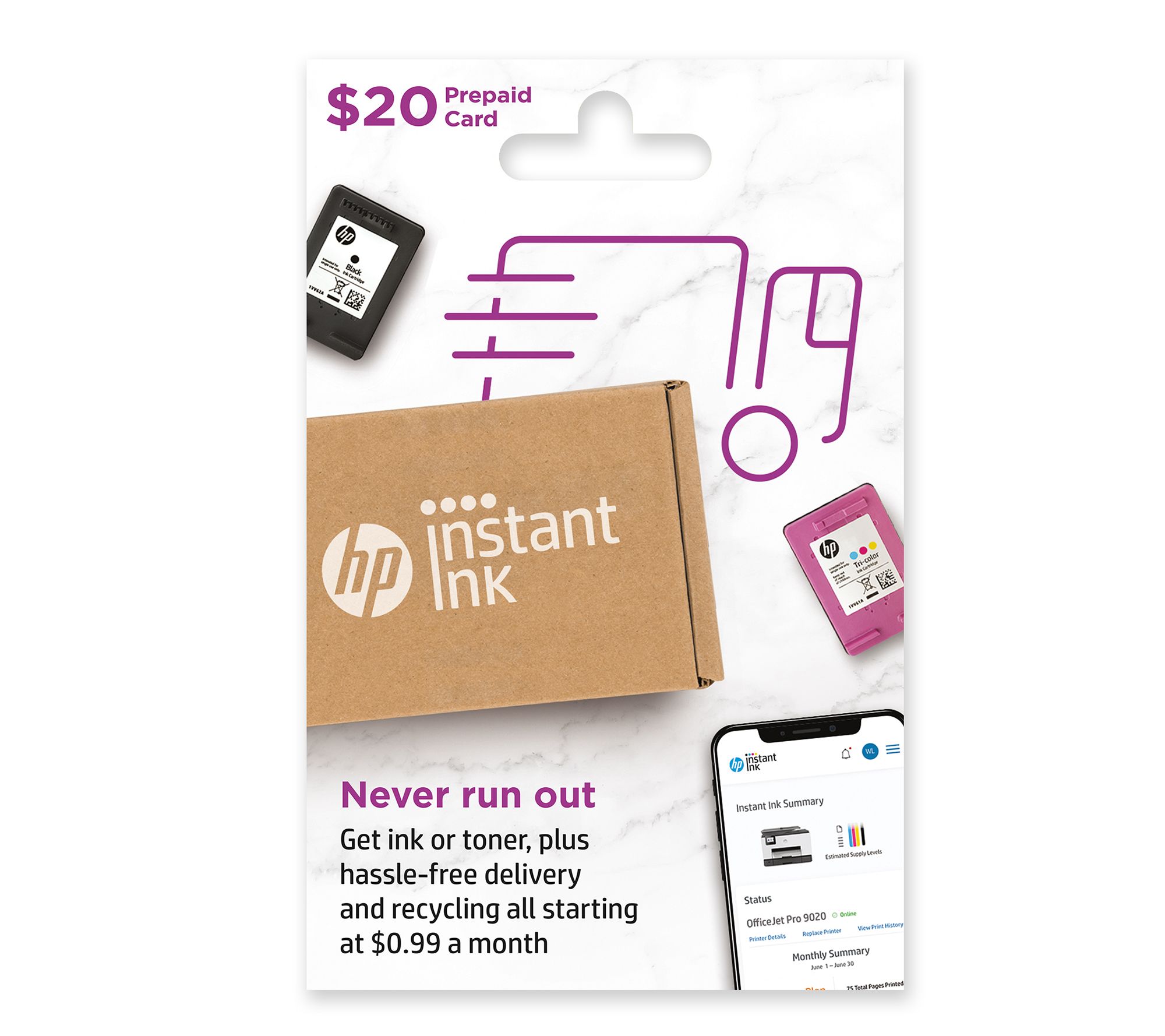 HP Tango Wireless Printer with Instant Ink & Photo Paper - QVC.com