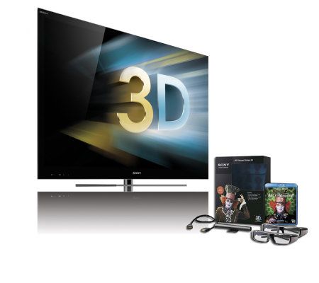 Sony BRAVIA 60" Diag 1080p 240Hz LED 3D HD TVwith 3D Kit - QVC.com
