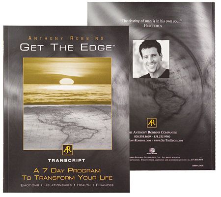 Anthony Robbins "Get The Edge" Audio Program Transcript - QVC.com