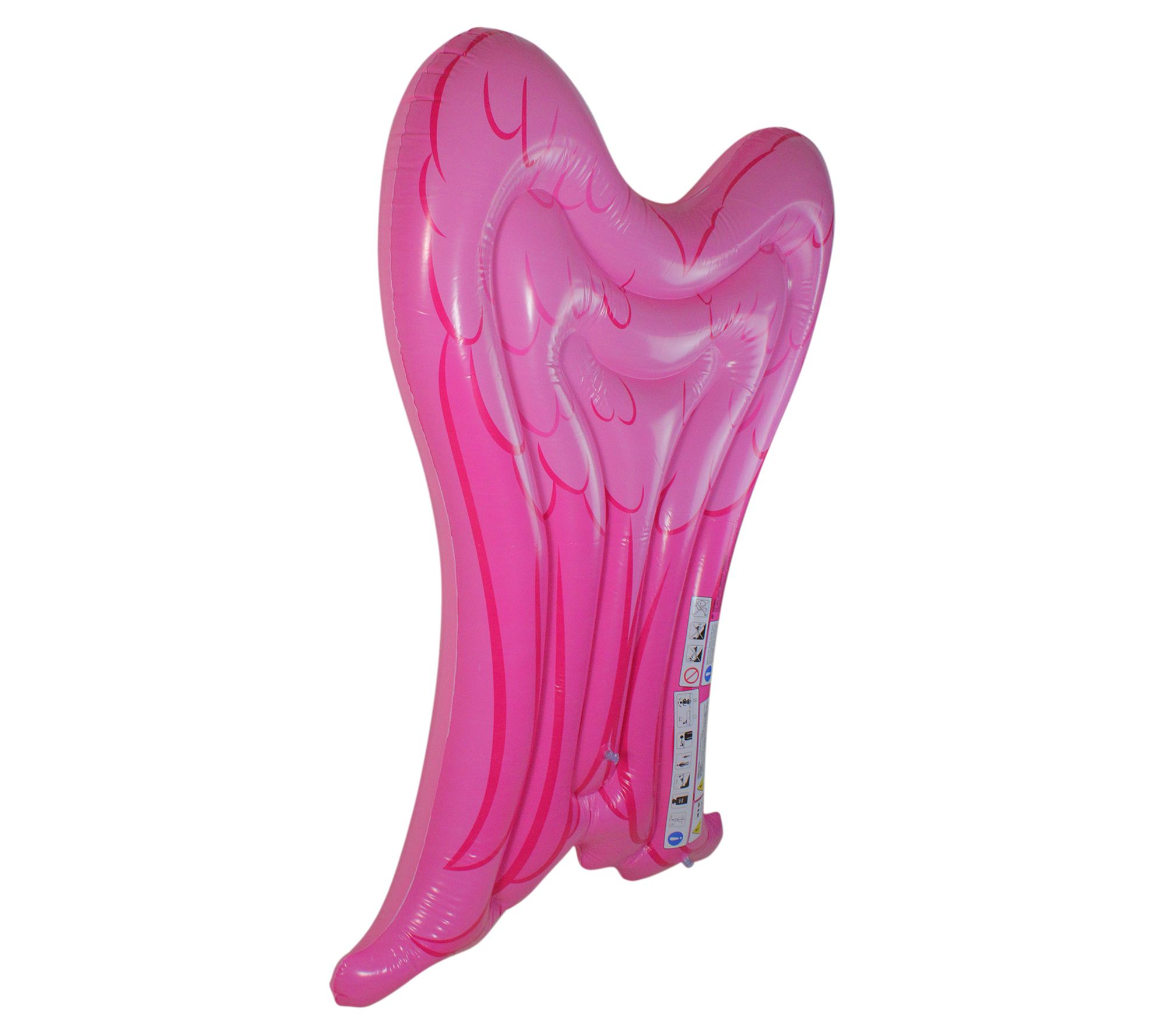 Pool Central 61" Inflatable Pink Angel Wings Pool Float - QVC.com