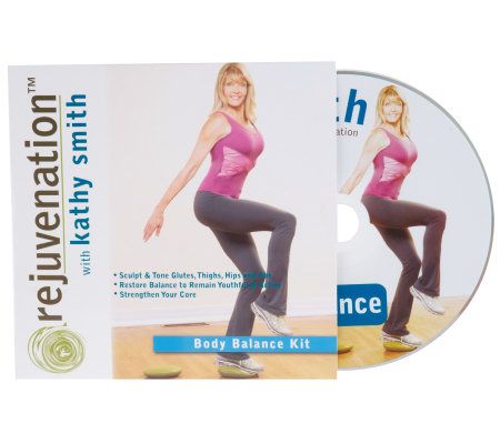 Kathy Smith Lower Body Toning and Balance Kit w/ 2 Workout DVDs - QVC.com