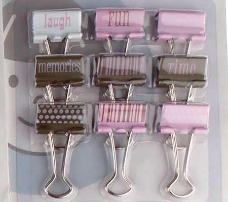 108 piece Double Sided Binder Clip Kit - QVC.com
