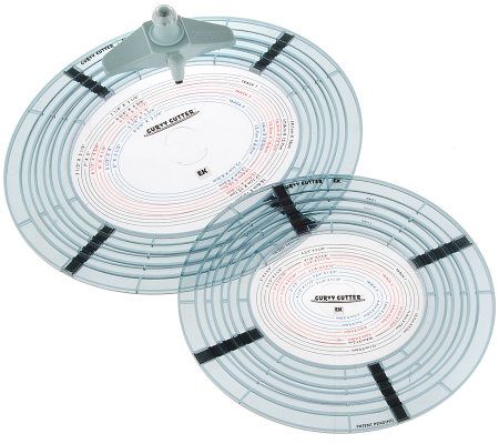 Curvy Cutter Oval Cutting System with Rotating Handle - QVC.com