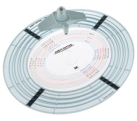 Curvy Cutter Oval Cutting System with Rotating Handle - QVC.com