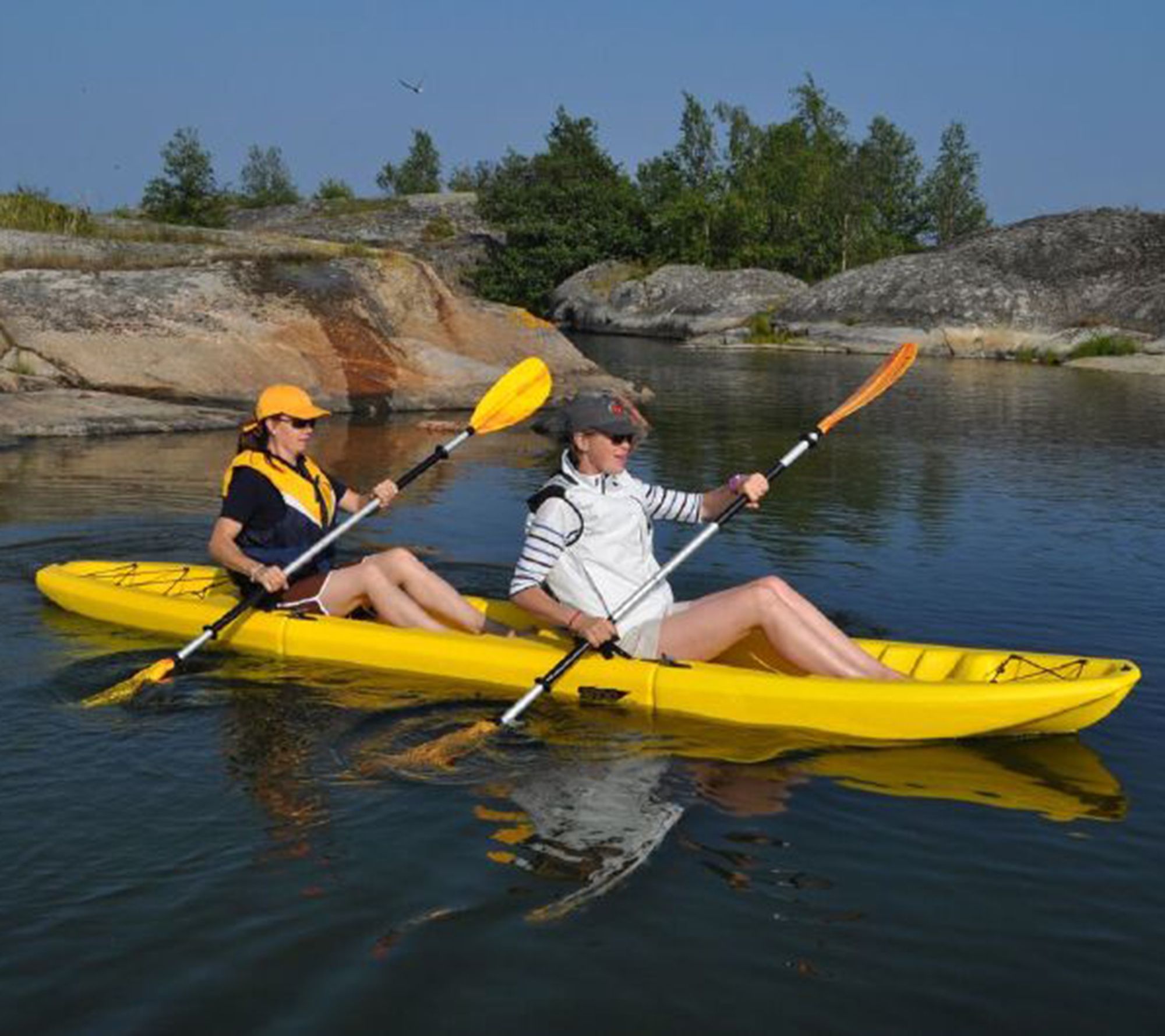 Snap OnTop Solo Kayak with Front & Back Piece - QVC.com