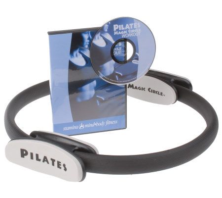 Pilates Magic Circle with DVD - QVC.com