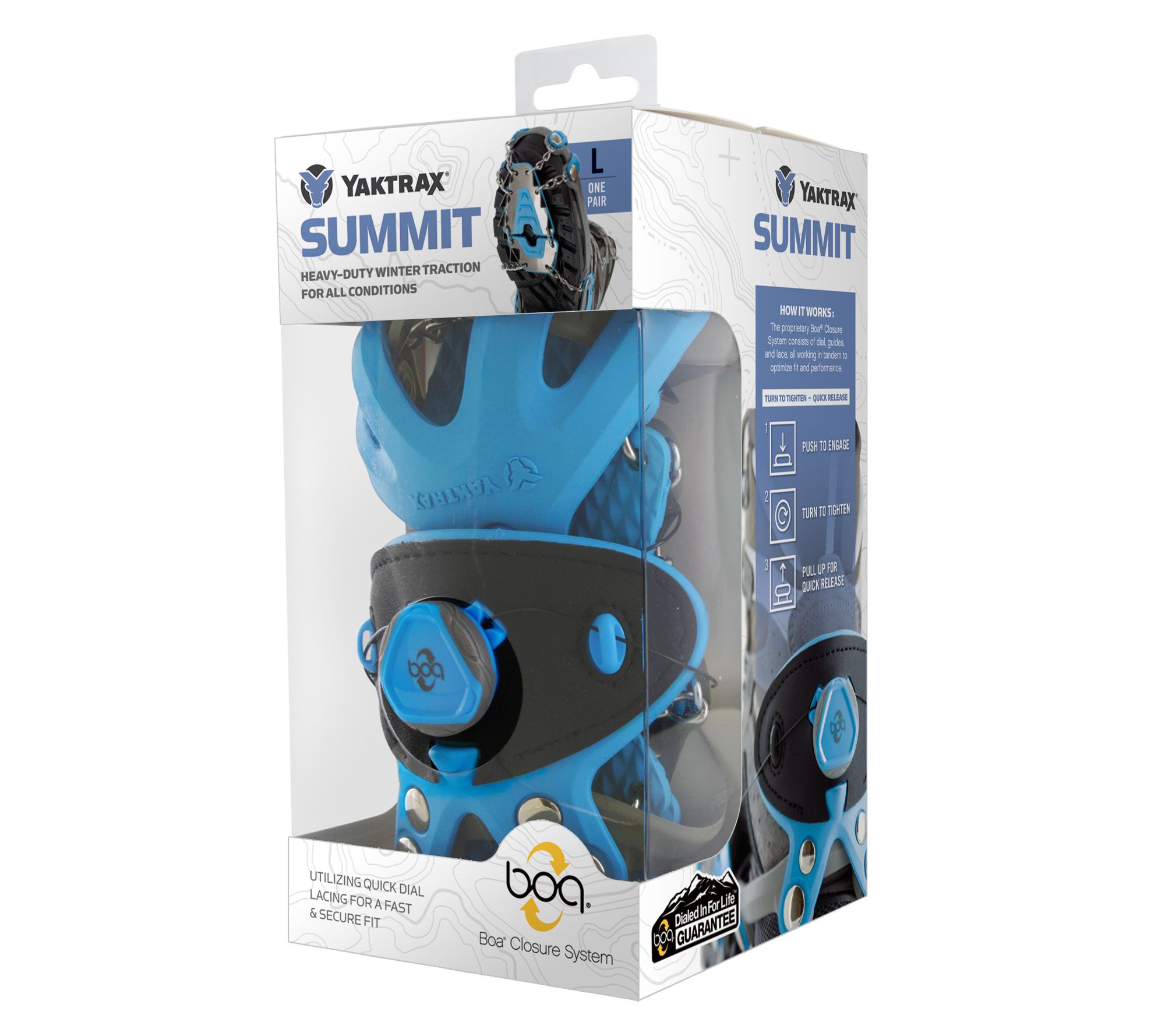 Yaktrax Summit Shoe Traction Device - QVC.com