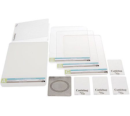 Cuttlebug Die-cutting and Embossing Machine with Dies & Folder - QVC.com