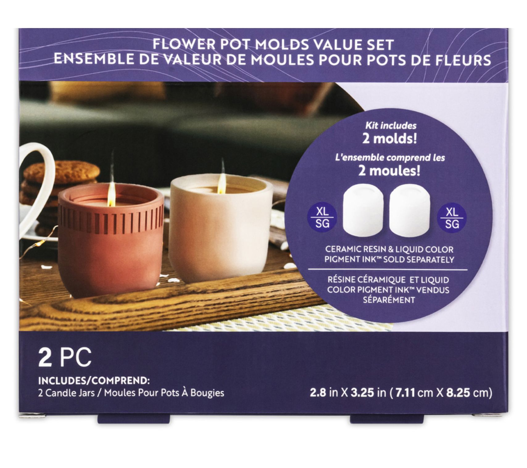 Brea Reese Mix2Mold Value Set Molds - 2pc Candle Holder - QVC.com