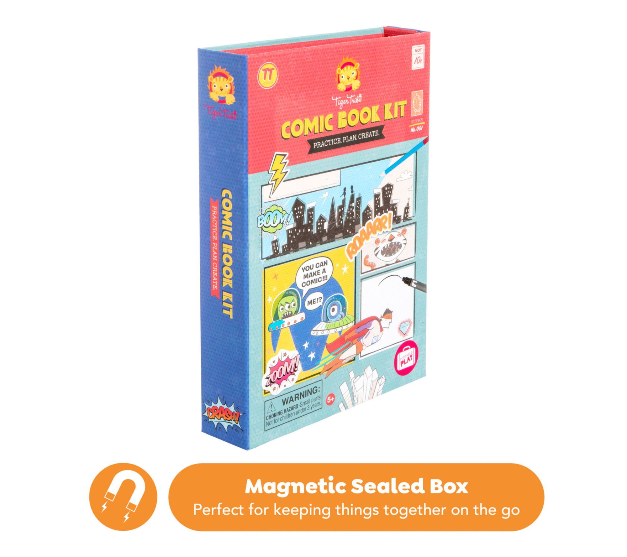 Tiger Tribe Comic Book Practice Plan Create Kit - QVC.com