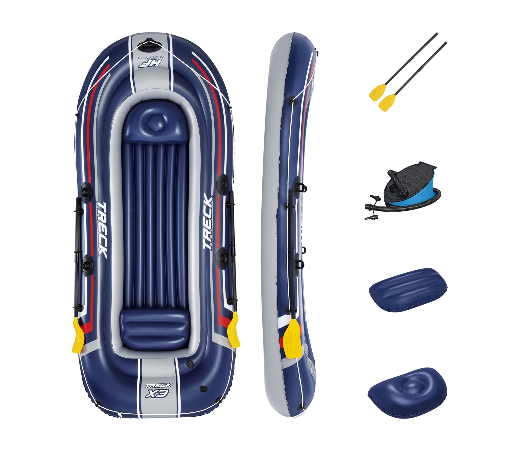 Bestway Treck X3 Inflatable Raft Set - QVC.com