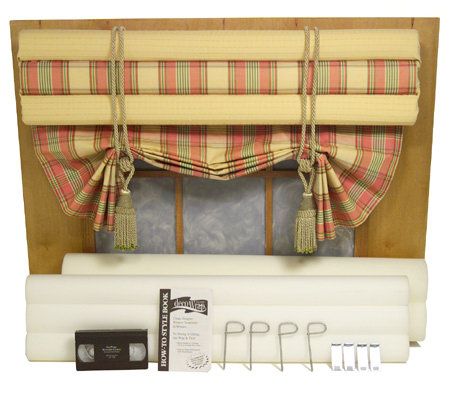 Deco Wrap Reversible 2 Window Decorating Kit w/Book & Video - QVC.com