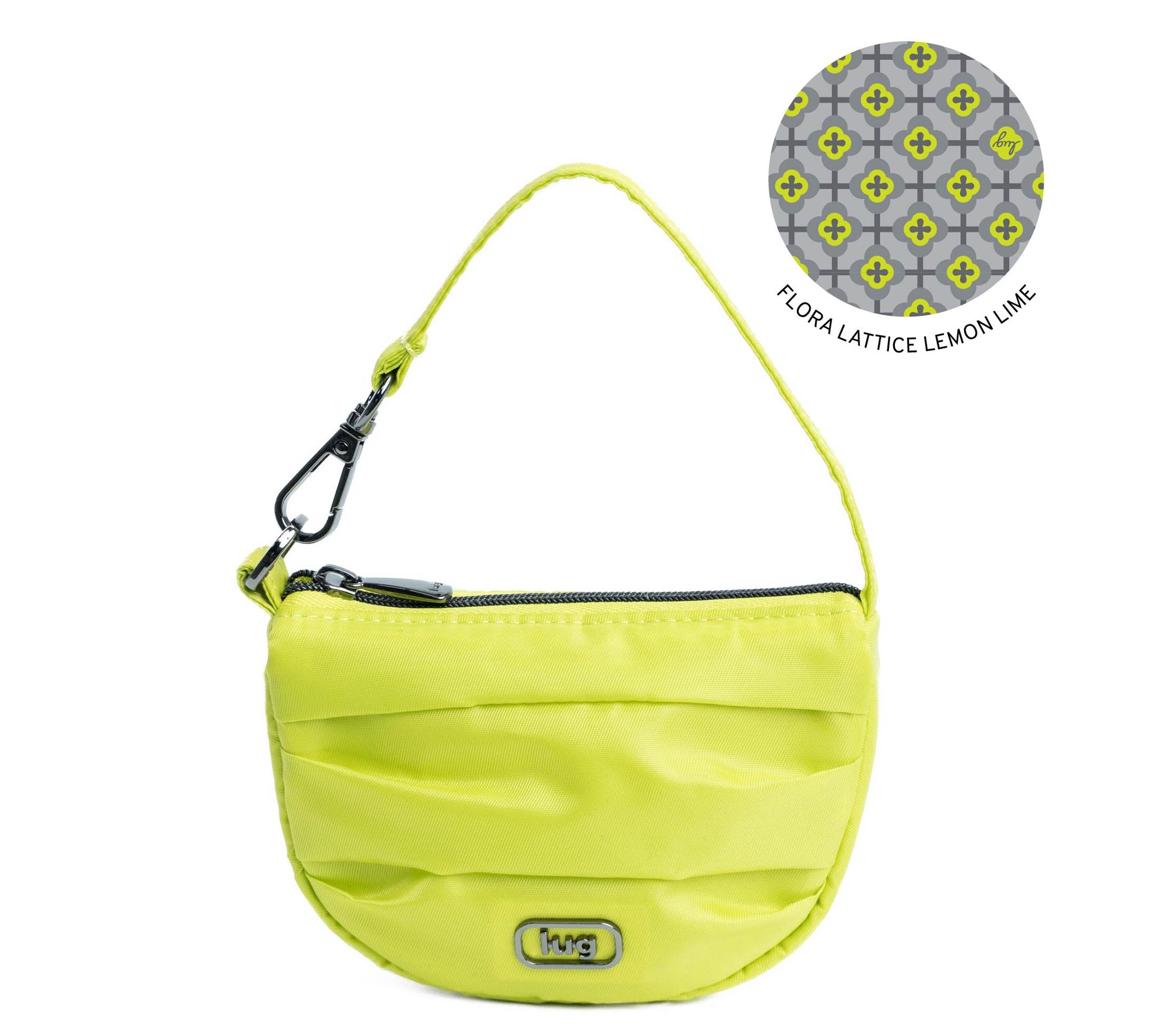 Lug Classic Pleated Pouch - Disco - QVC.com