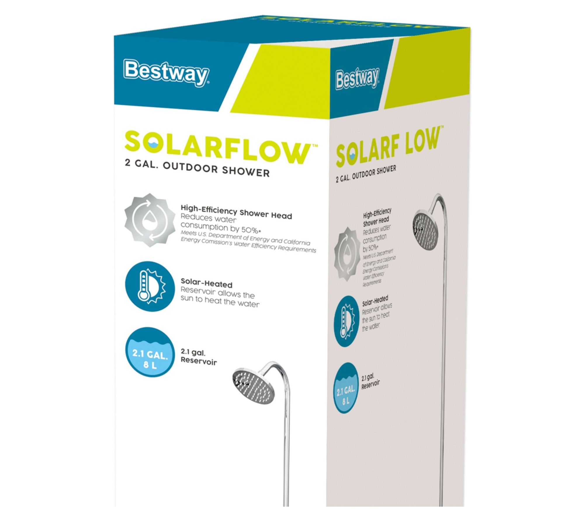 Bestway SolarFlow Outdoor Shower 2Gal/8L - QVC.com