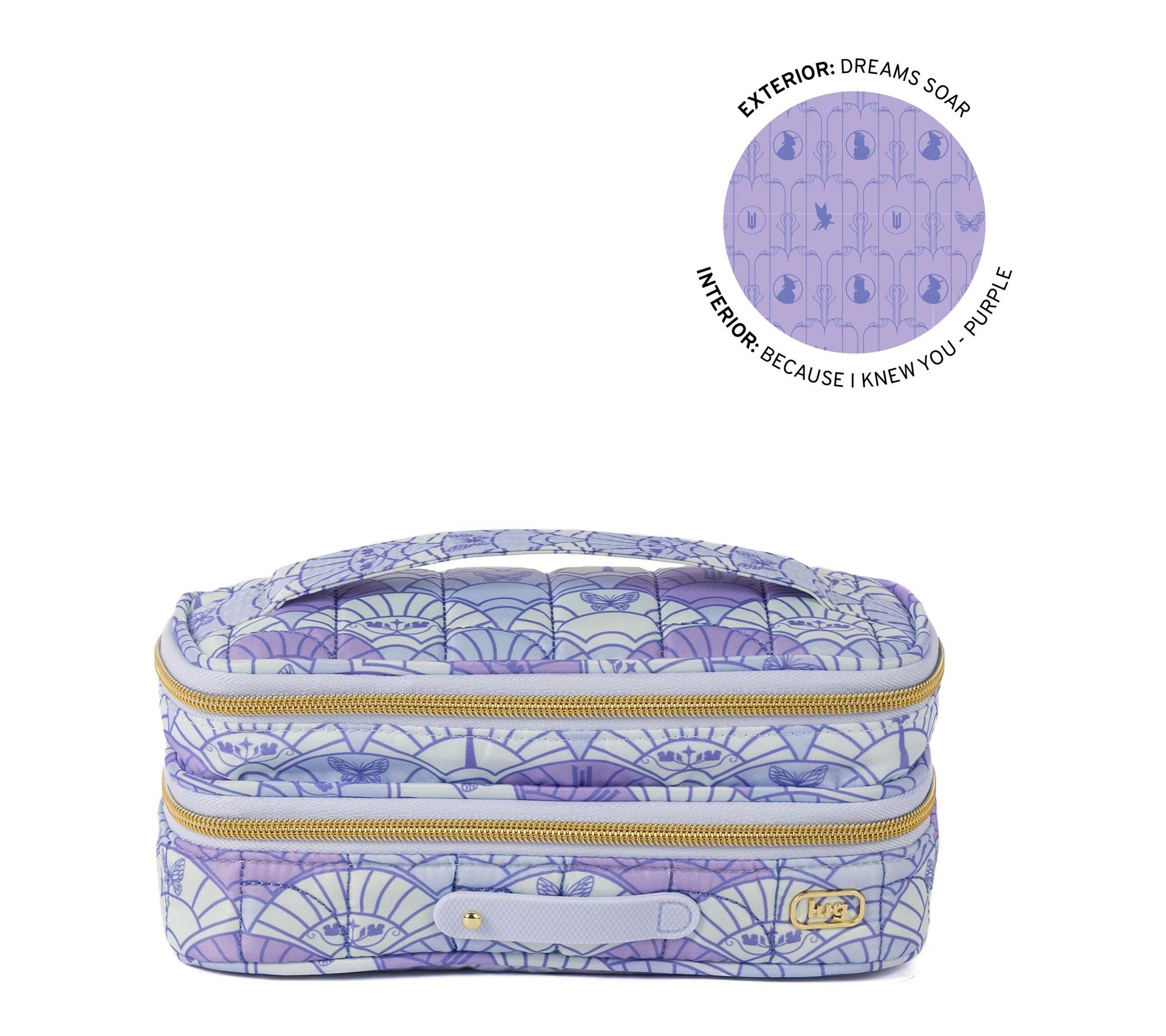 Wicked x Lug Double Decker Cosmetic Case - QVC.com