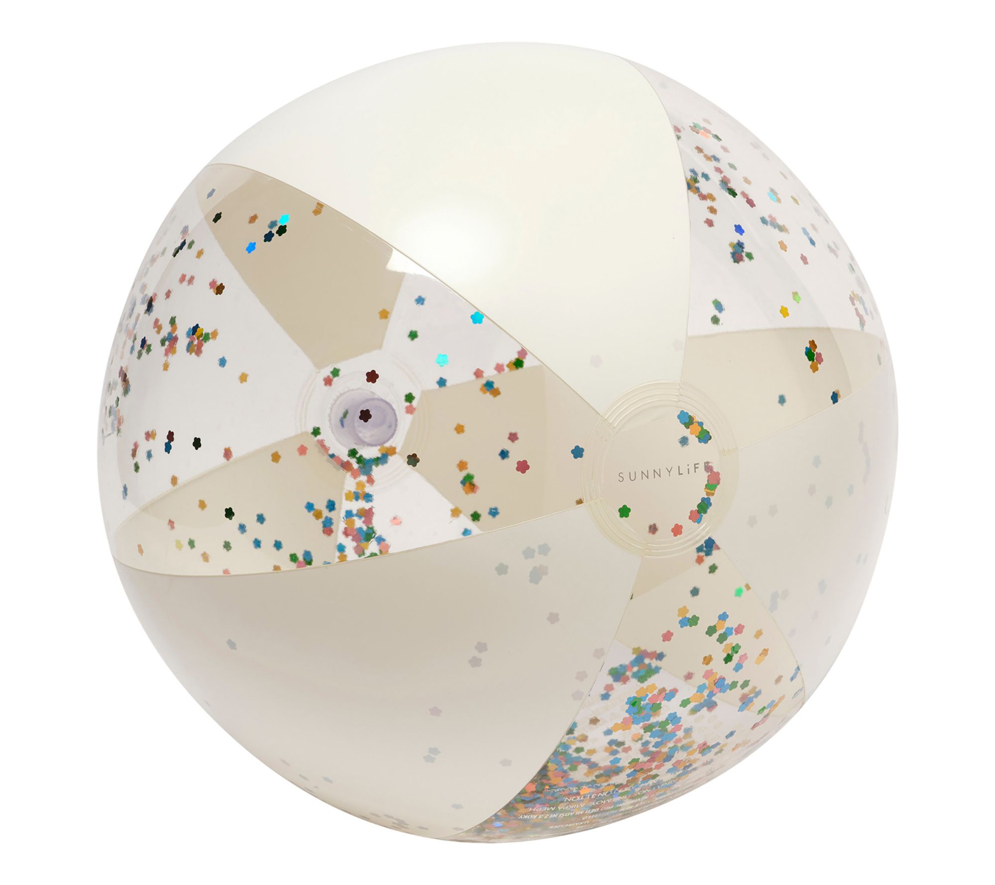 Sunnylife Inflatable Beach Ball, Confetti Pool& Water Toy - QVC.com