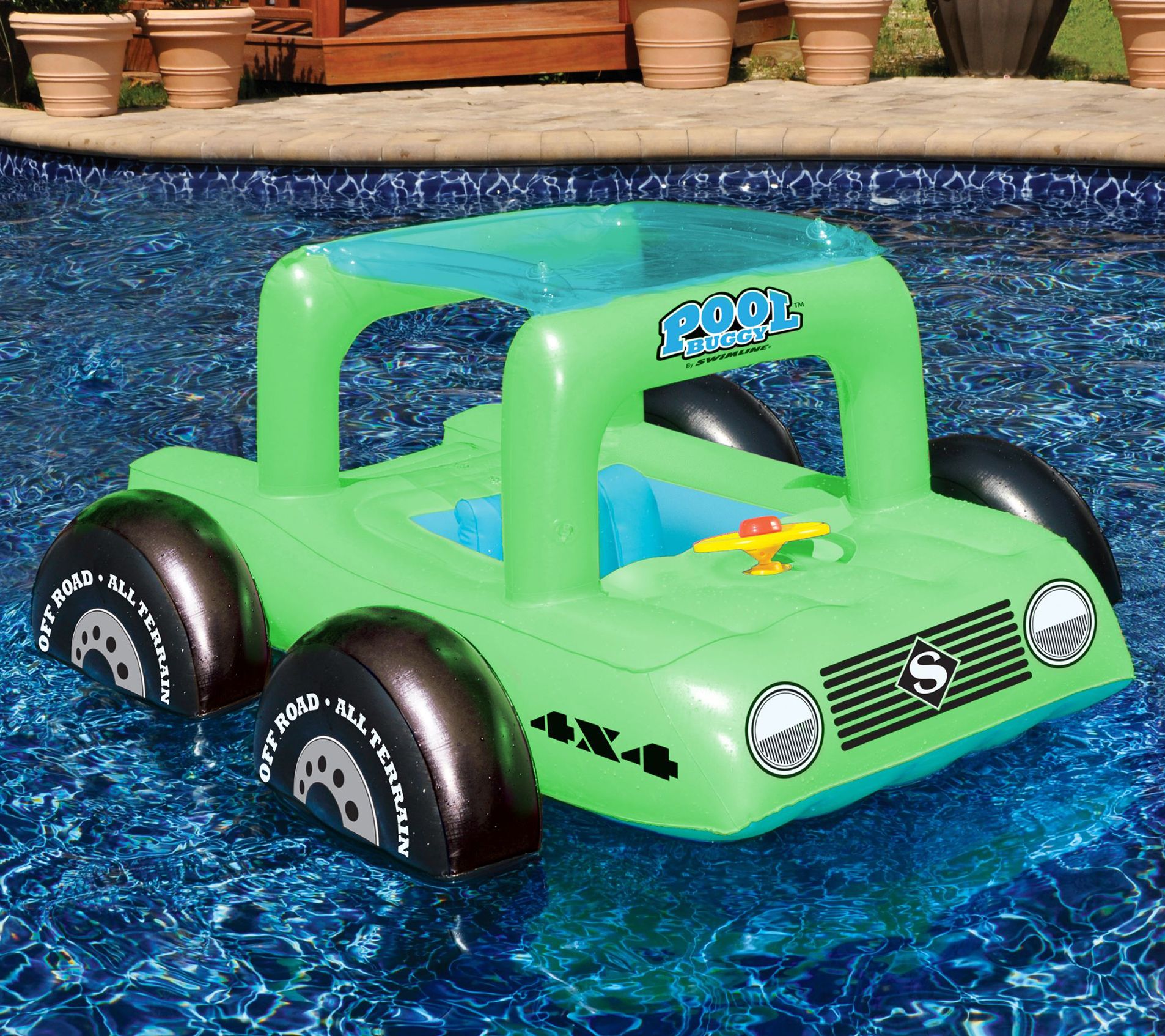 Swim Central Swimming Pool Vehicle Float for Children - 41" - QVC.com