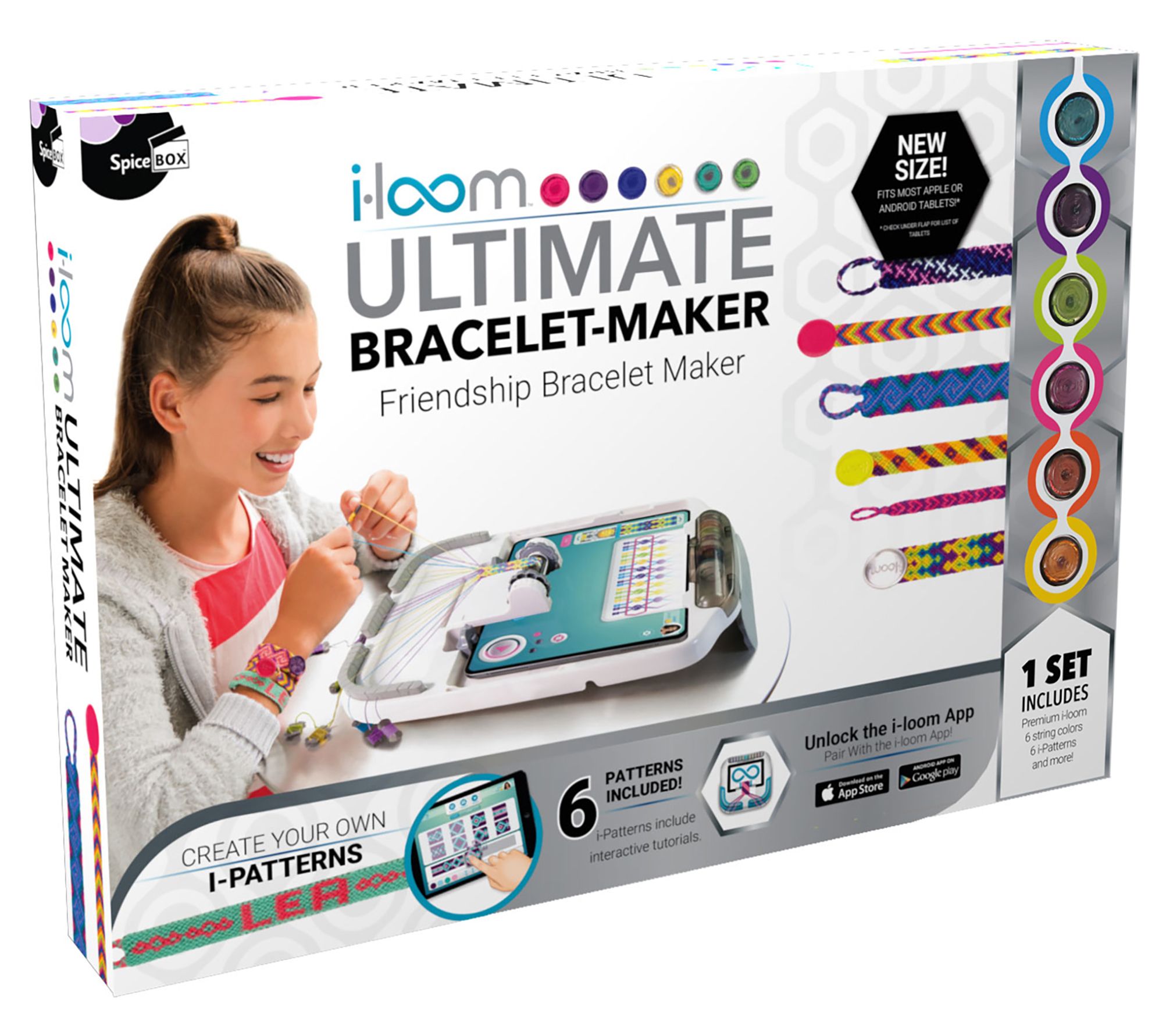 SpiceBox i-Loom Bracelet Maker Friendship Bracelet Kit - QVC.com