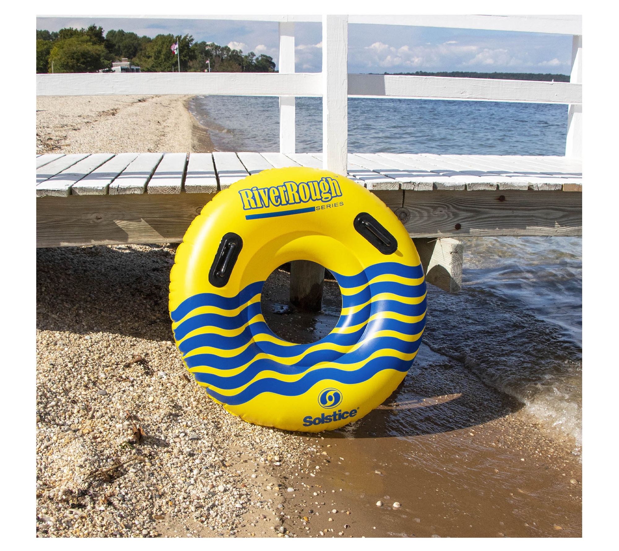 Swim Central 48" Inflatable River Rough Pool Tube - QVC.com