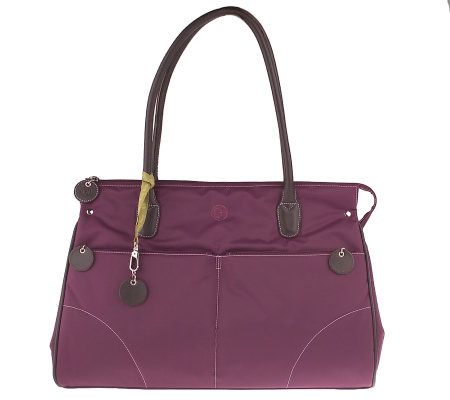 Chelsey Henry Large Tote Bag w/Cosmetic Case and Wristlet - QVC.com