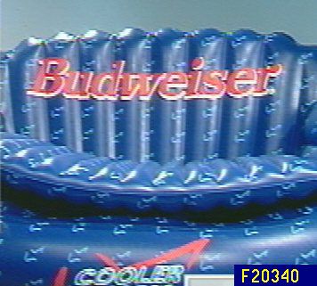 Budweiser Cooler Couch Inflatable Sofa and Cooler - QVC.com