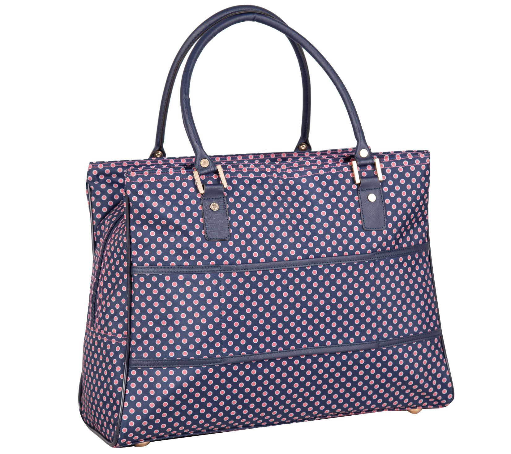 Isaac Mizrahi Quincy DLX Shopper Tote Bag - QVC.com