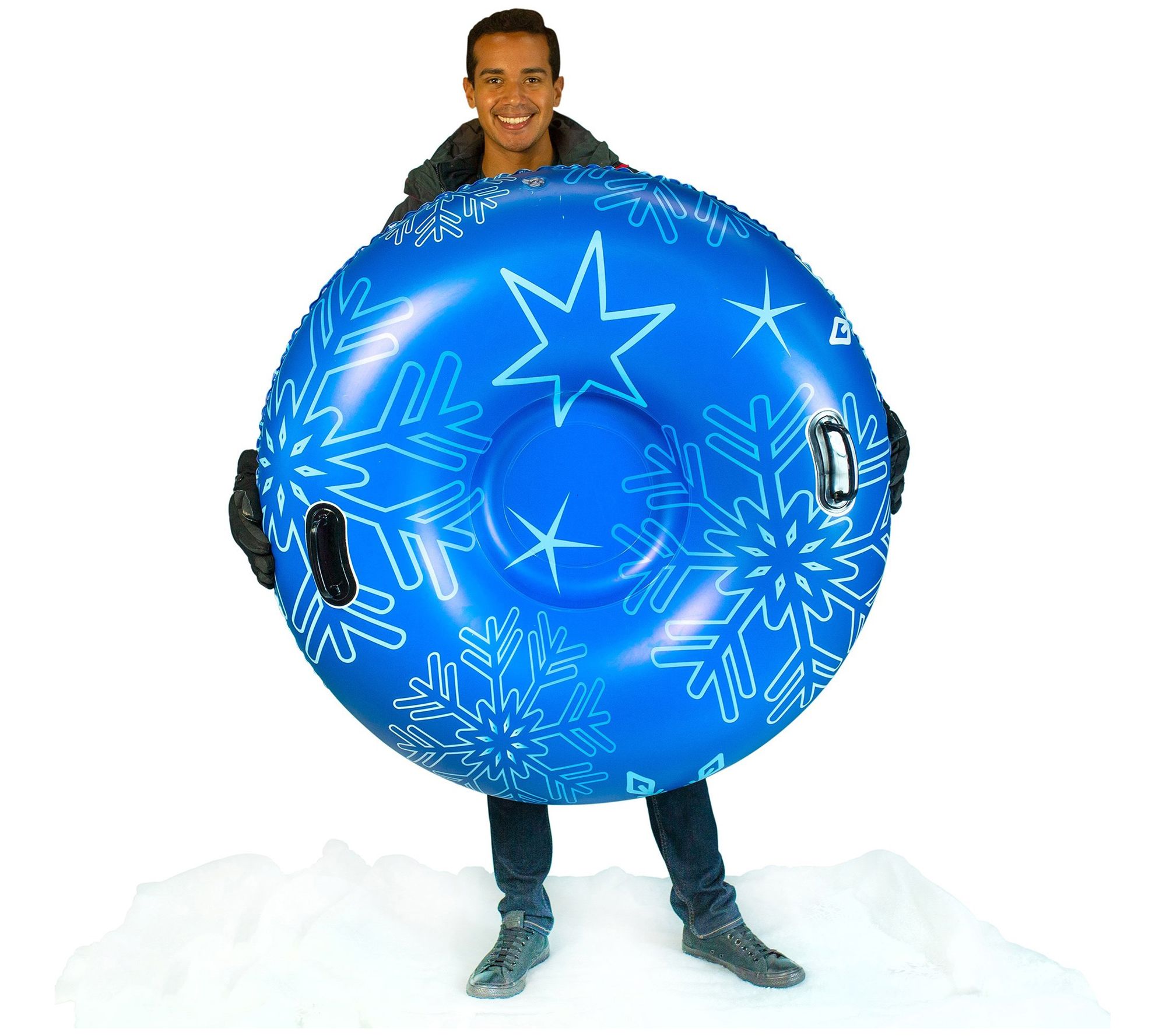 SnowCandy Heavy Duty Pro Series Deluxe 48" Snow Tube - QVC.com