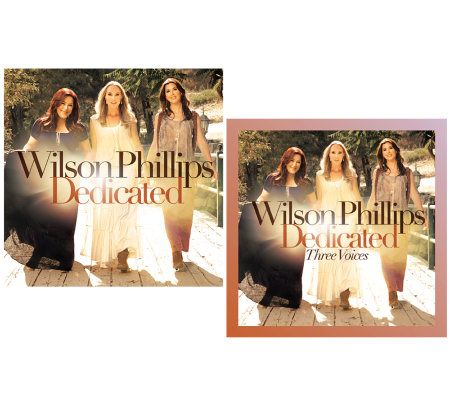 Wilson Phillips "Dedicated" 12 Track CD with Bonus CD - QVC.com