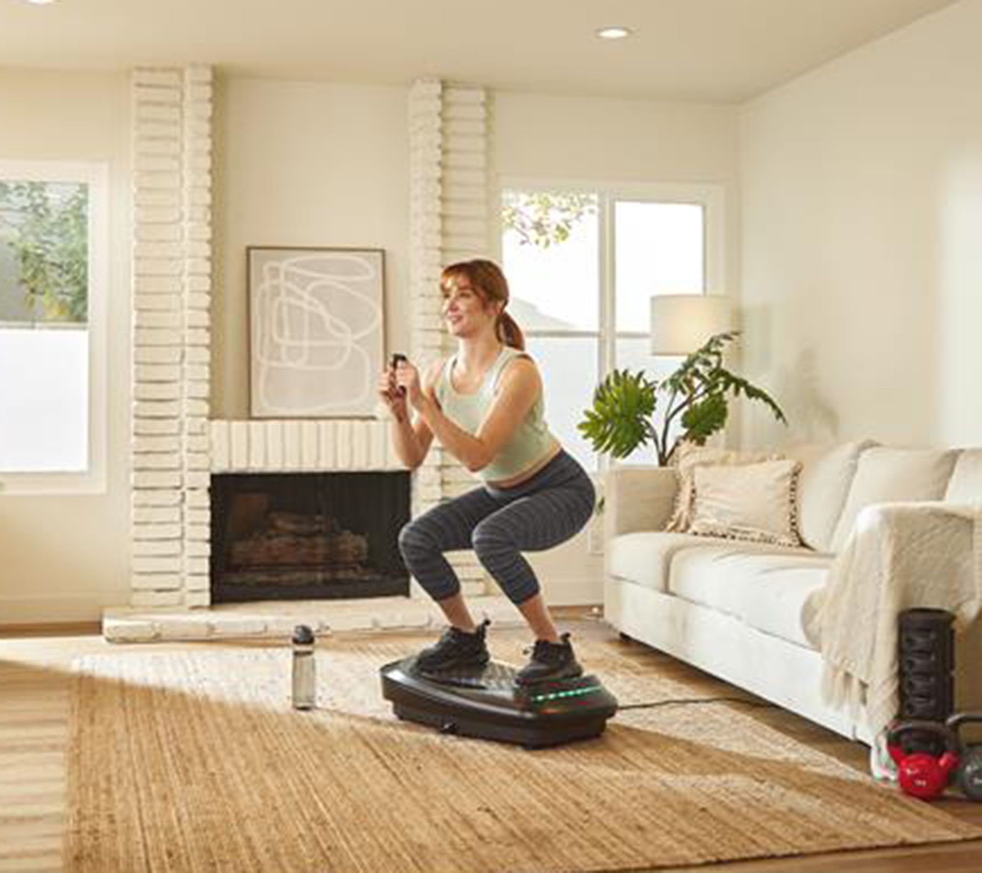 Sunny Fitness Fitboard 4D Vibration Platform Machine - QVC.com