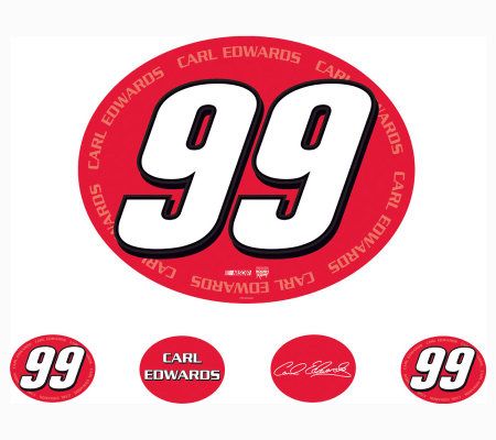 Carl Edwards #99 Set of 5 Repositionable Posters - QVC.com