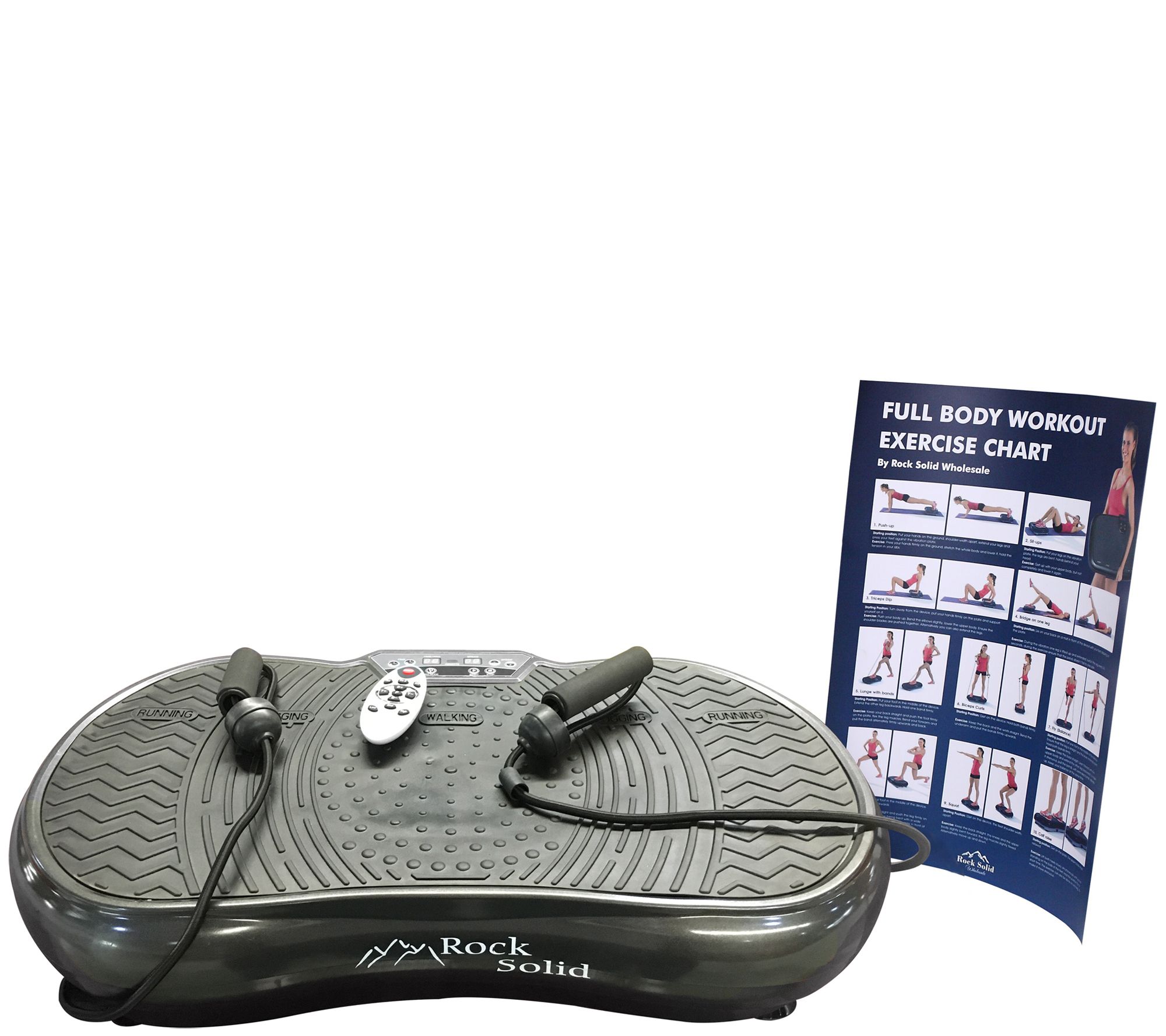 Rock Solid Whole Body Vibration Fitness Machine - QVC.com
