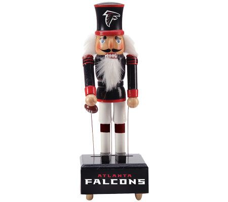 NFL Atlanta Falcons Windup Musical Nutcracker - QVC.com