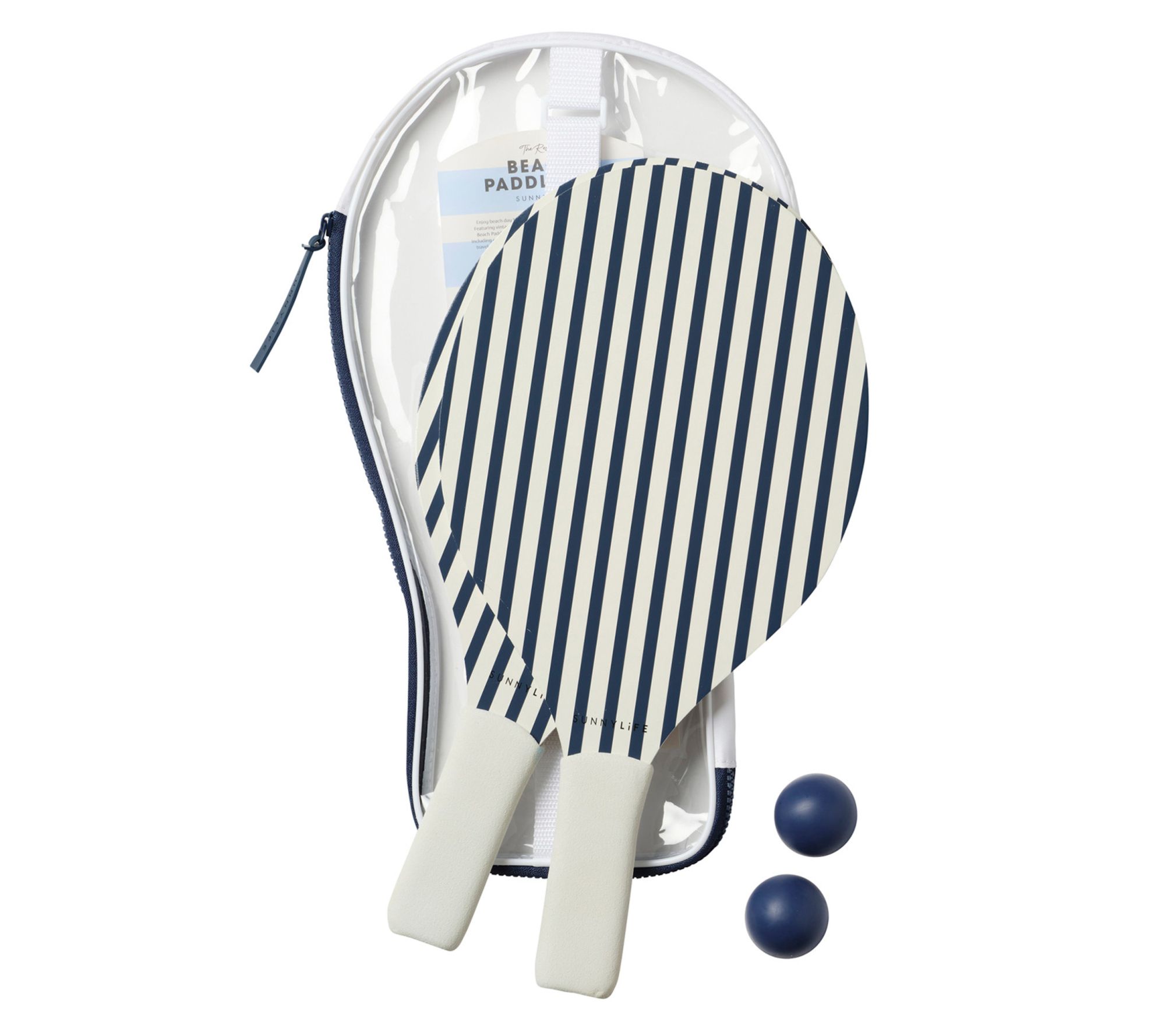 Sunnylife Beach Paddle Set - 2 Bats & Balls Game - QVC.com