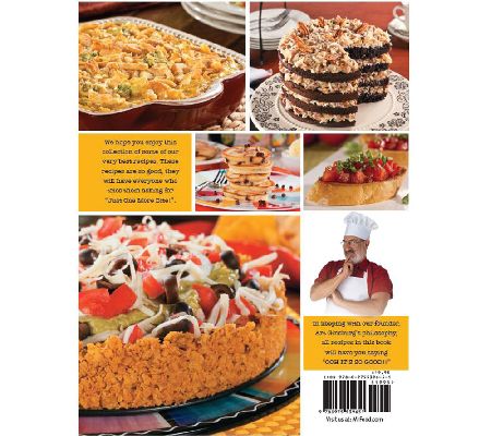 "Just One More Bite" Cookbook from Mr. Food Test Kitchen - QVC.com