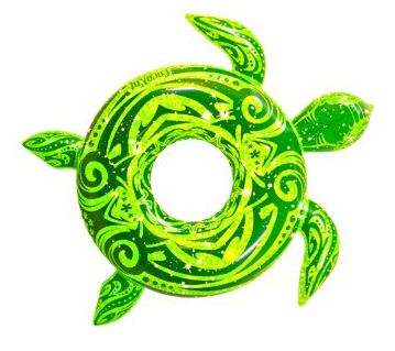 CocoNut Outdoor Translucent Sea Turtle Float - QVC.com