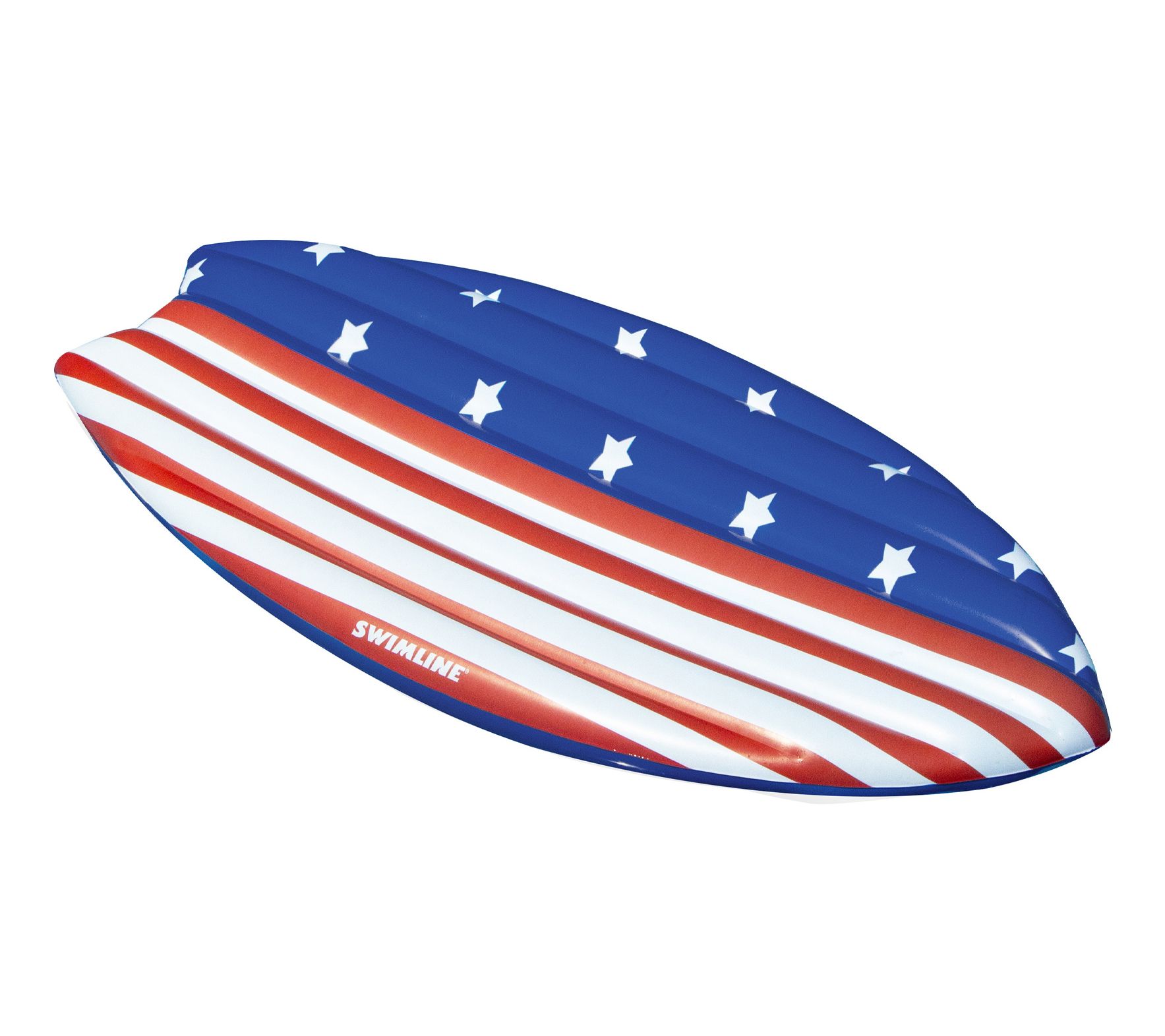 Swim Central Americana Swimming Pool Lounge Float - 73" - QVC.com