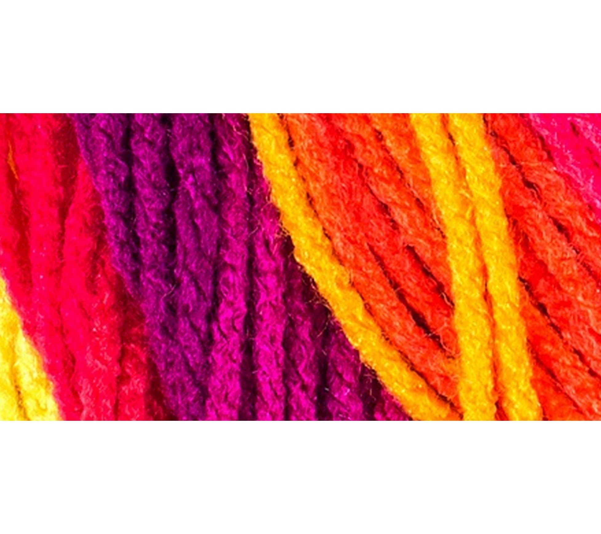 Red Heart Multipack of 6 Fruity Stripe Super Saver Yarn - QVC.com