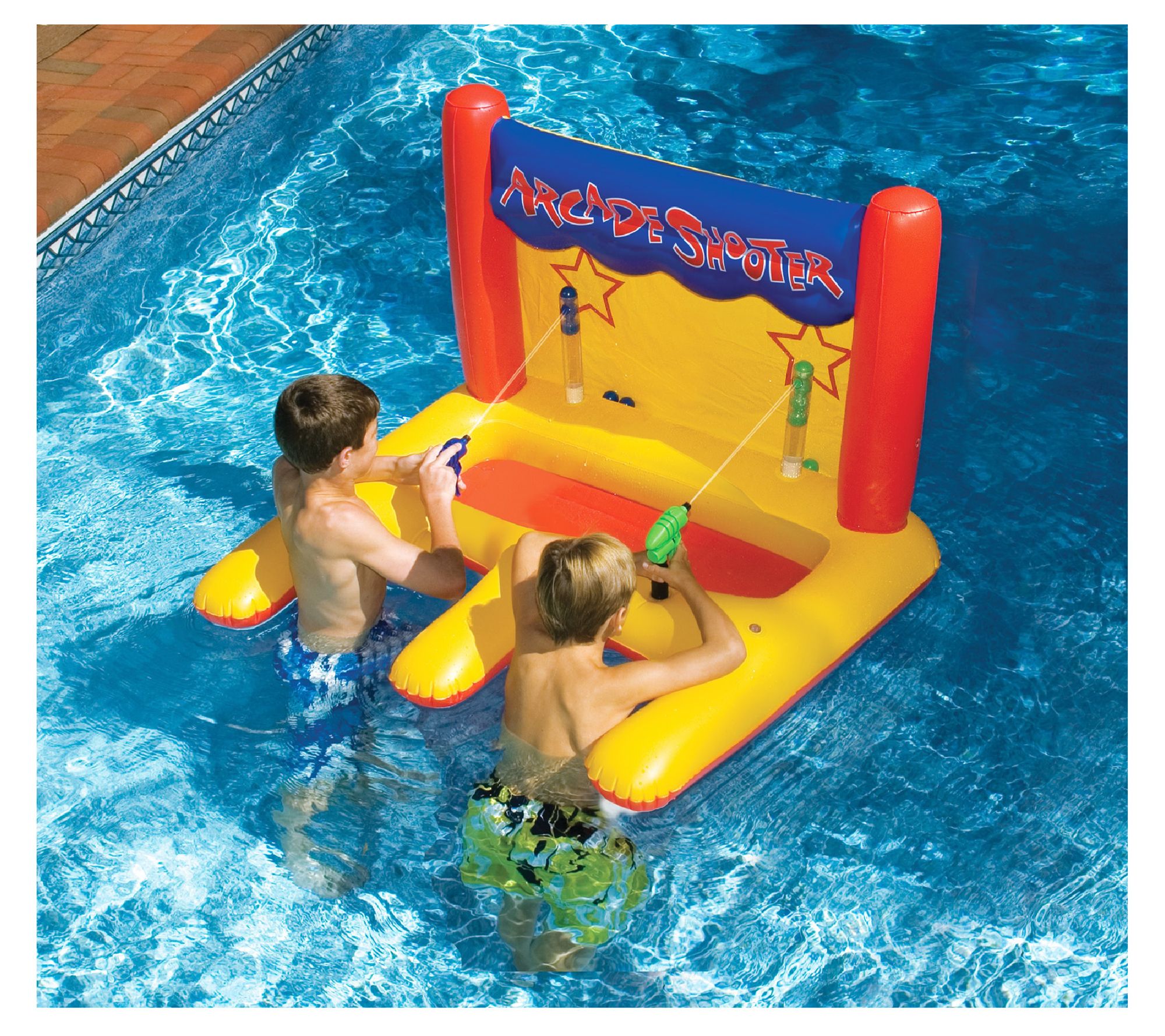 Swim Central Arcade Shooter Target Pool Game - QVC.com
