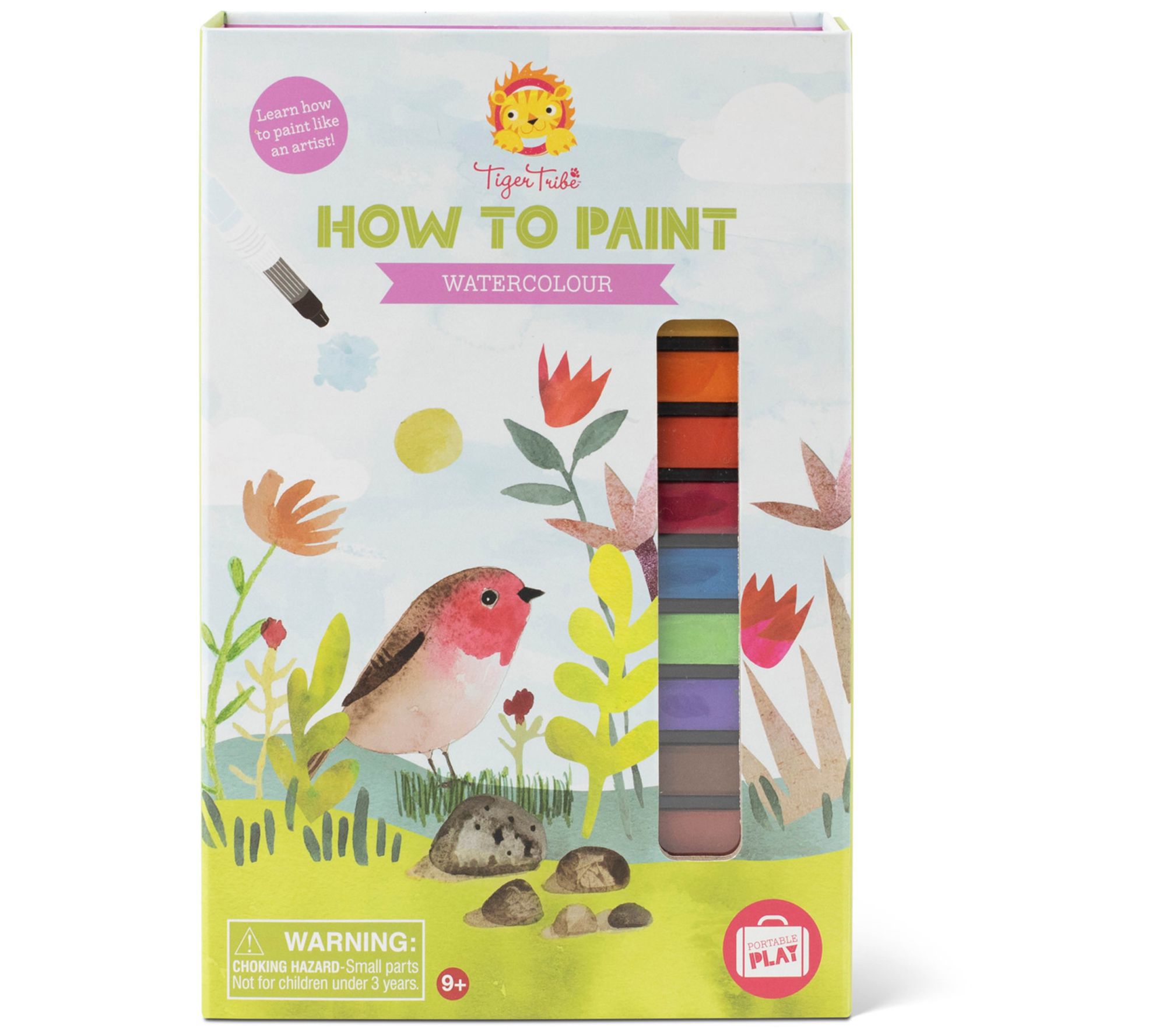 Tiger Tribe How to Paint Watercolor Kit - QVC.com